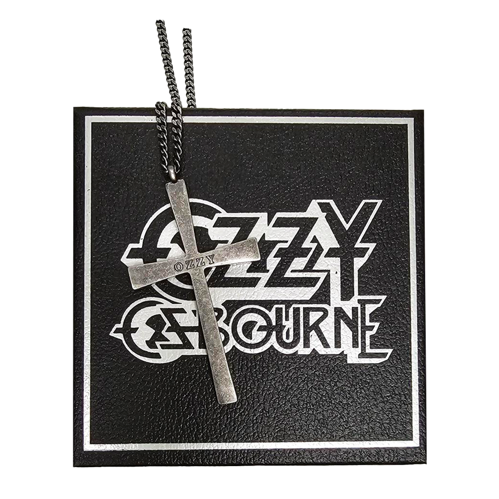 Ozzy Cross Pendant Necklace (Silver Plated) – Ozzy Osbourne