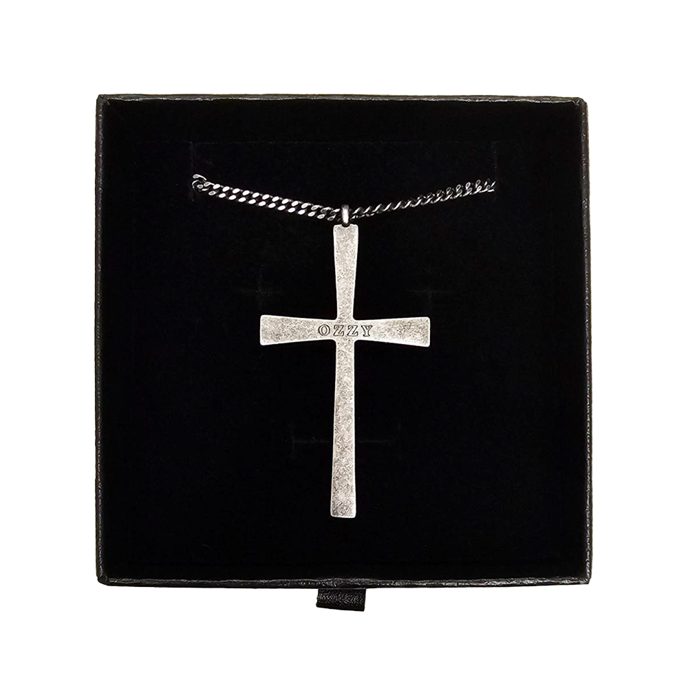 Ozzy Cross Pendant Necklace (Silver Plated) – Ozzy Osbourne