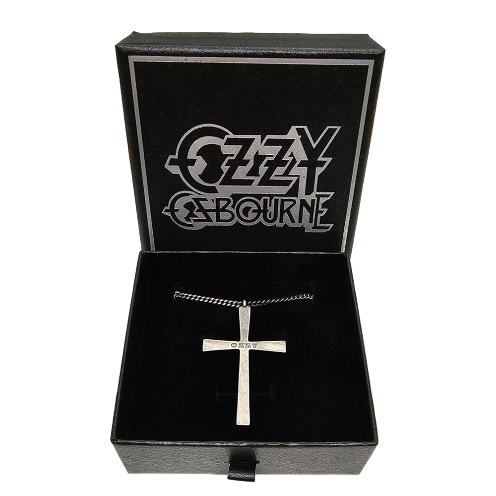 Ozzy Cross Pendant Necklace (Silver Plated) – Ozzy Osbourne